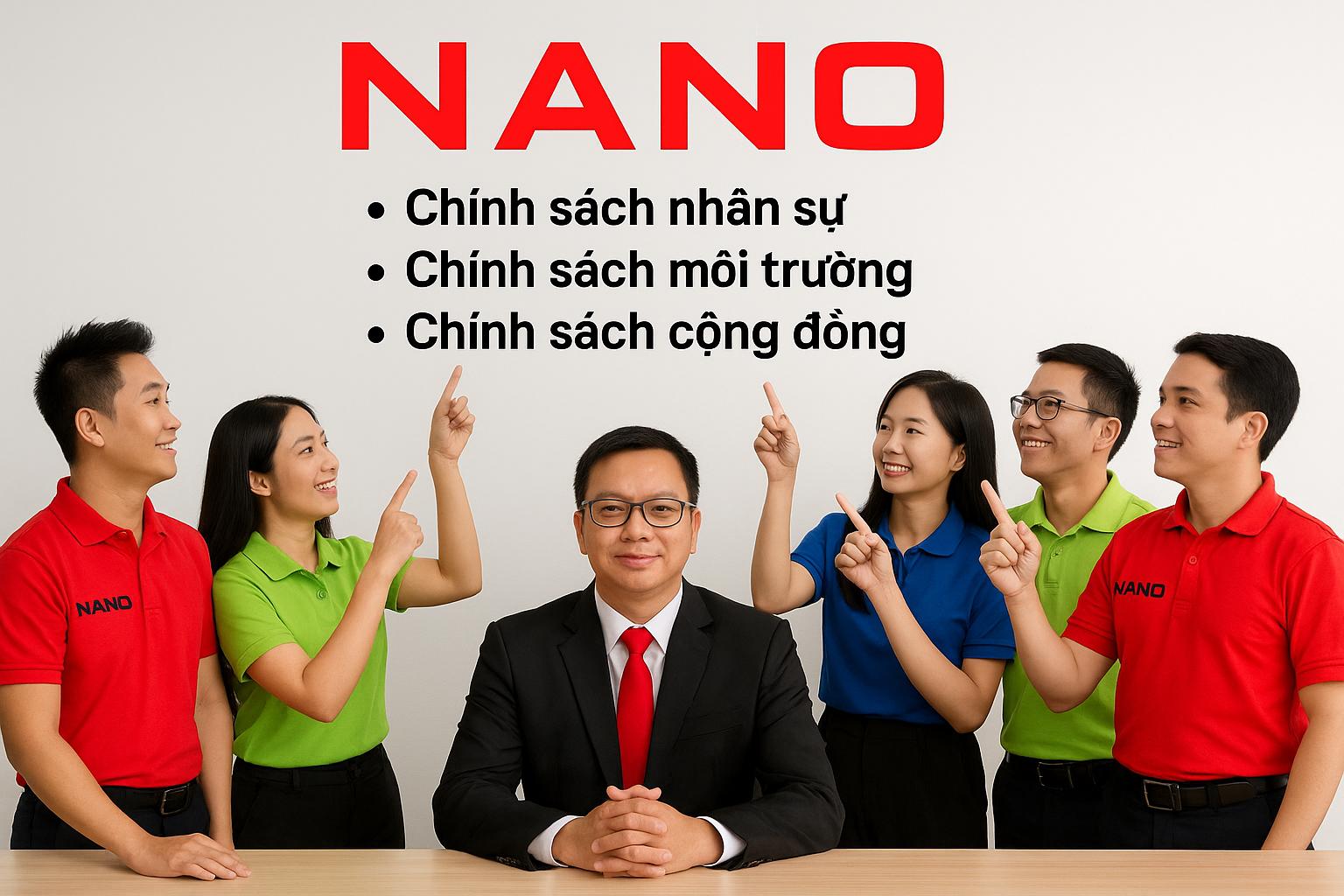 CHÍNH SÁCH NHÂN SỰ, MÔI TRƯỜNG VÀ CỘNG ĐỒNG CỦA NANO CORP. - Camera ...